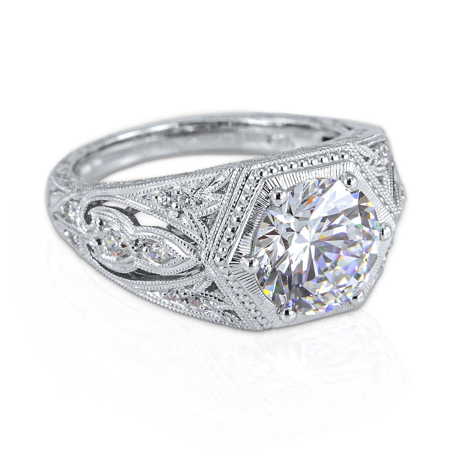 Gordon Clark Vintage Inspired Diamond Engagement Ring
