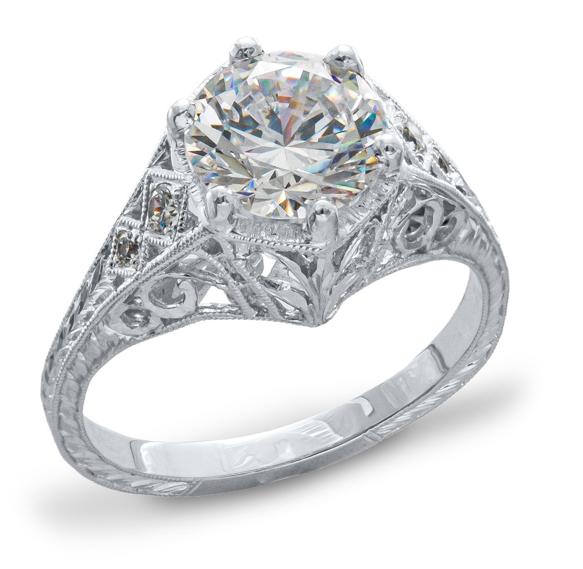 Gordon Clark Vintage Inspired Diamond Engagement Ring - Vintage ...