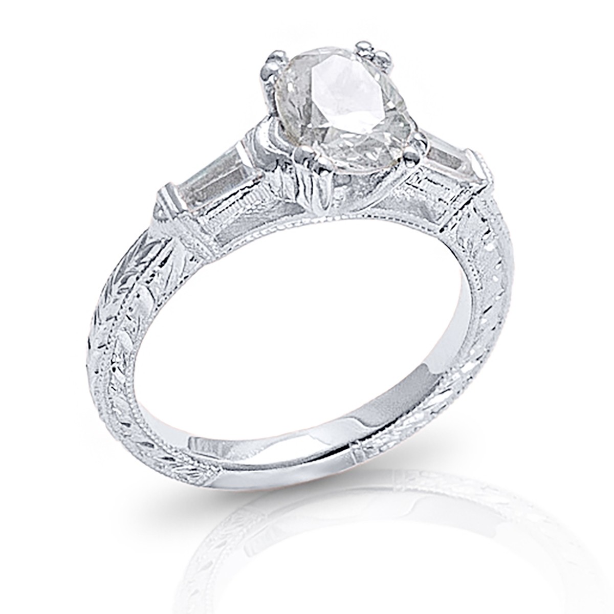 Gordon Clark Classic Petite Diamond Engagement Ring